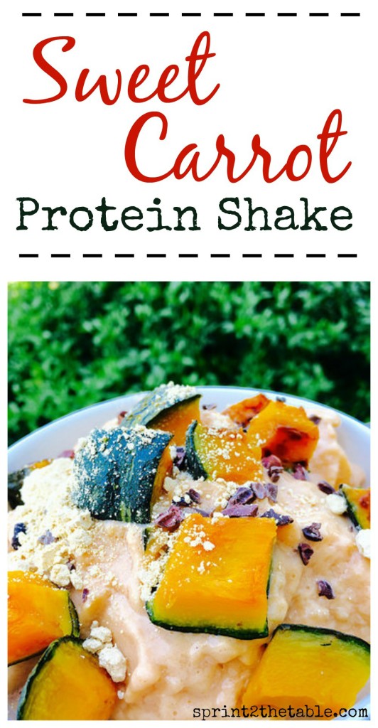 Sweet Carrot Protein Shake [Recipe]
